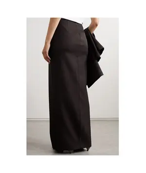 THE ROW Bartelle Wool Extra-long Skirt