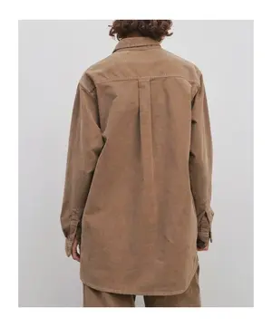 THE ROW Corduroy Long-sleeve Shirt With Chest Pocket
