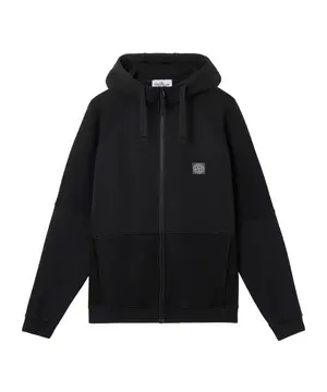 Stone Island Zip-up Drawstring Hoodie