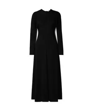 THE ROW Long-sleeved Maxi Dress - Black