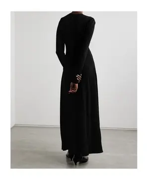 THE ROW Long-sleeved Maxi Dress - Black