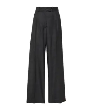 THE ROW Pleat-front Wide-leg Trousers