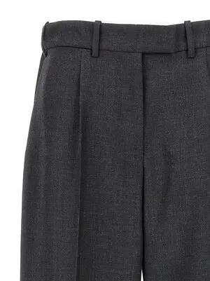 THE ROW Pleat-front Wide-leg Trousers