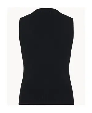 THE ROW Comi Cashmere V-neck Sleeveless Sweater