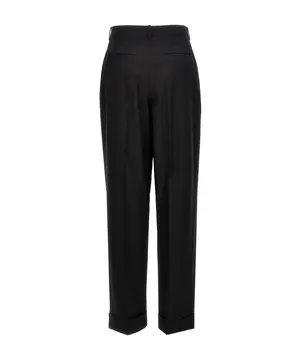 THE ROW Pleated Casual Pants