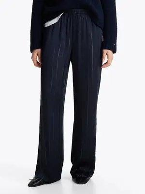 Tommy Hilfiger Loose Fit Metallic Striped Pants