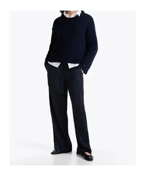 Tommy Hilfiger Loose Fit Metallic Striped Pants