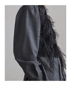Brunello Cucinelli Feather Embellished Sleeveless Crewneck Top