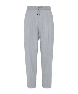 BRUNELLO CUCINELLI Brunello Cucinelli Drawstring Elastic Waist Pants