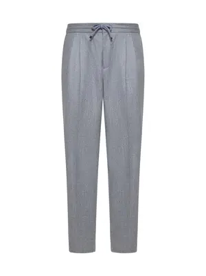 BRUNELLO CUCINELLI Brunello Cucinelli Pleated Tapered Leg Trousers
