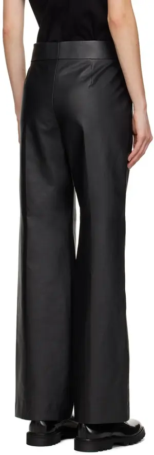 THE ROW Straight Leather Casual Pants