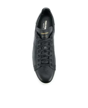 TOM FORD T-shaped Casual Lace-up Sneakers - Black