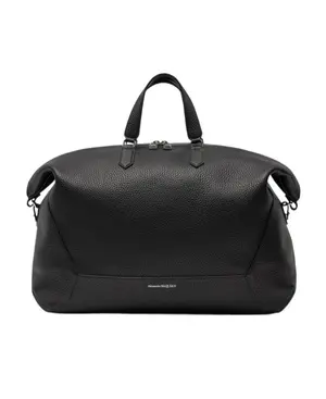 Alexander McQueen The Edge Zipped Duffle Bag - Black