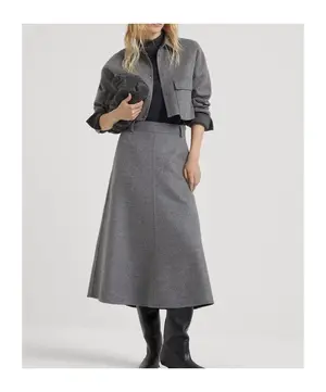 Brunello Cucinelli Flared A-line Skirt