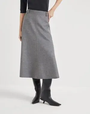 Brunello Cucinelli Flared A-line Skirt