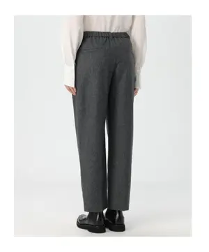 Brunello Cucinelli Pressed Crease Tapered Leg Trousers - Gray