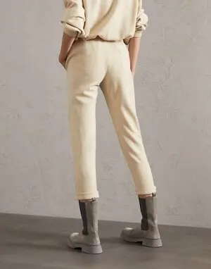Brunello Cucinelli Cropped Virgin Wool-blend Trousers