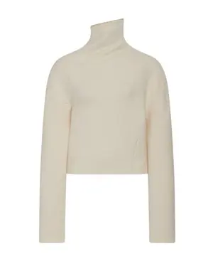 THE ROW High-neck Knitted Jumper With Asymmetrical Detail
