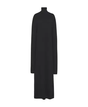 THE ROW High-necked Maxi Dress