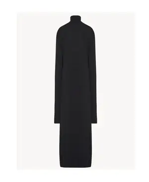 THE ROW High-necked Maxi Dress