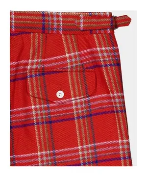 BODE Plaid Wool Trousers
