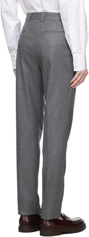 Brunello Cucinelli Cropped Straight Leg Trousers