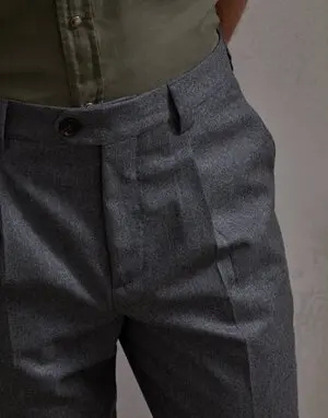 Brunello Cucinelli Cropped Straight Leg Trousers