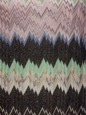 Missoni Sleeveless Zigzag Patterned Top - Black