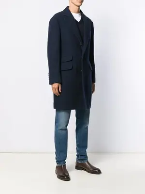 Brunello Cucinelli Single-breasted Long-sleeved Coat