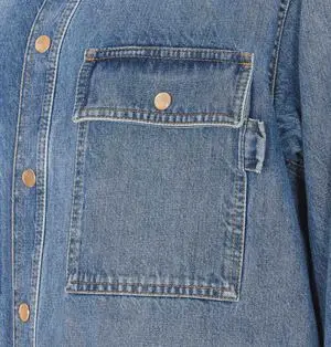 Bottega Veneta Regular Fit Denim Shirt