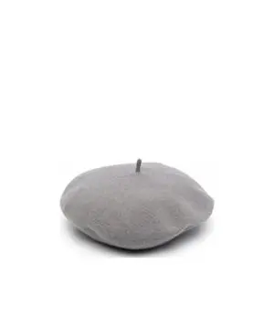 Brunello Cucinelli Monili Chain Slip-on Beret - Gray