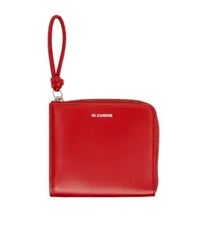 JIL SANDER Giro Wallet - Red