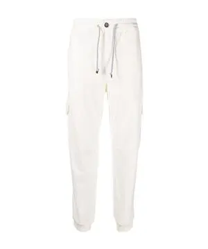 Brunello Cucinelli Drawstring Cargo Cotton Joggers
