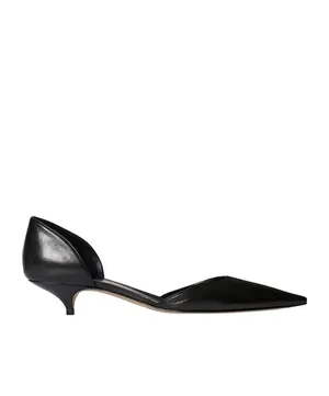 THE ROW Liisa Kitten Heel Pumps - Black
