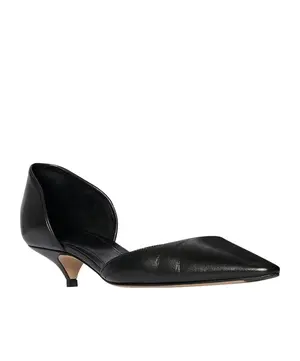 THE ROW Liisa Kitten Heel Pumps - Black