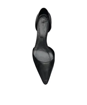 THE ROW Liisa Kitten Heel Pumps - Black