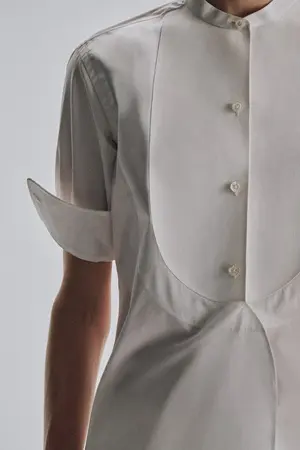 THE ROW Elaris Pleated Shirt