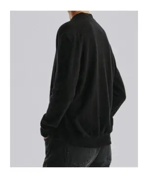 THE ROW Otie V-neck Button-up Cardigan - Black