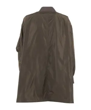 Aspesi Ribbed Collar Long-sleeved Trench Coat