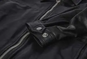 LEMAIRE Zip-up Leather Jacket