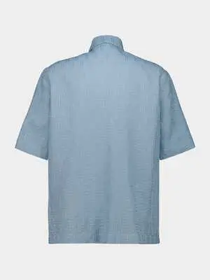 Fendi Light Ff Jacquard Shirt - Blue