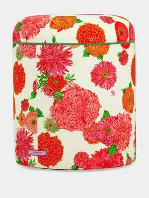 La DoubleJ Baba Outdoor Pouf In Bright Blooms