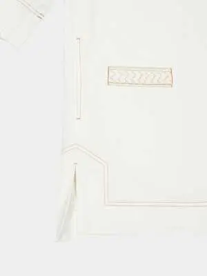 Zimmermann Vintage Cream Roselight Denim Dress