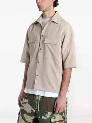 STATE OF ORDER Short-sleeved Flap-pocket Shirt