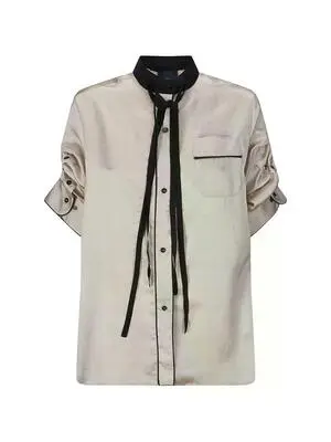 MAISON JEJIA Crinkled Silk Shirt