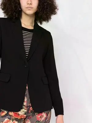P.a.r.o.s.h Notched Lapel Single-breasted Blazer