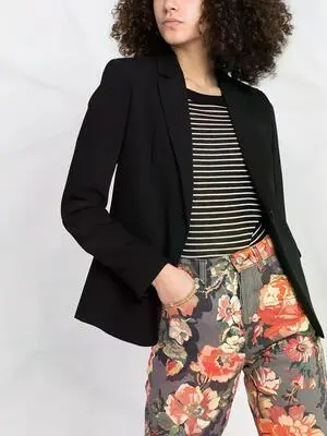 P.a.r.o.s.h Notched Lapel Single-breasted Blazer