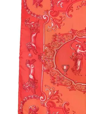 Versace 2000s Baroque-print Handkerchief