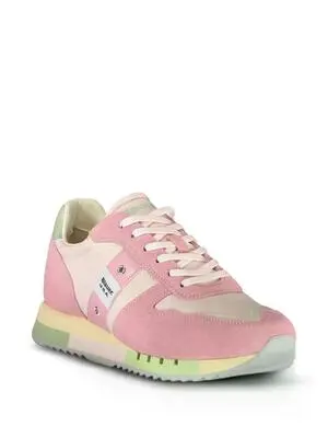 BLAUER. Colour-block Lace-up Sneakers - Pink