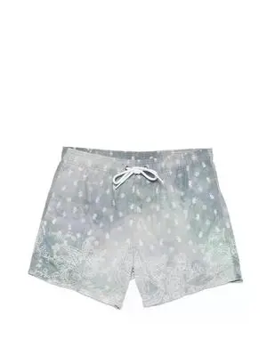Sundek Paisley Print Drawstring Swim Shorts